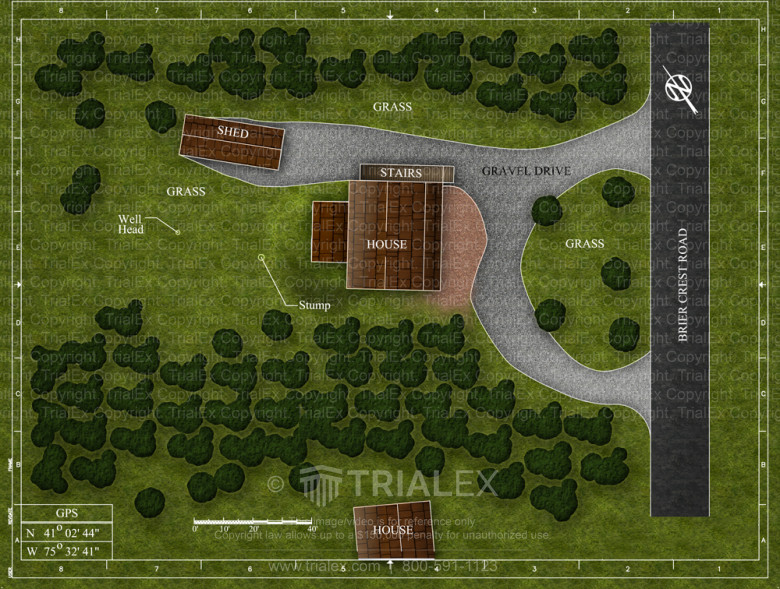 Top Down Diagram with Site Plan - TrialQuest Inc.