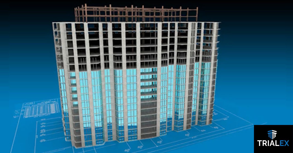 Multi-step animation and illustration for construction cases